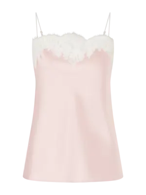 Stella McCartney Lace-trimmed Satin Camisole - Pink
