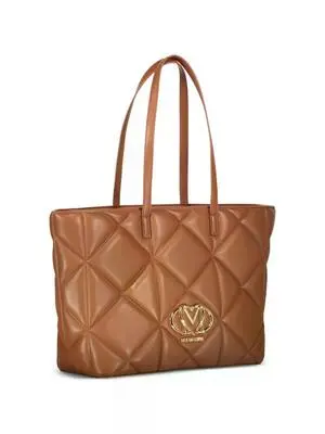 Moschino Quilted-pattern Tote Bag
