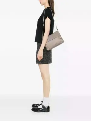 AGNES B. Logo-embossed Shoulder Bag