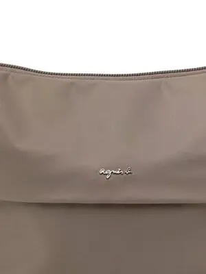 AGNES B. Logo-embossed Shoulder Bag