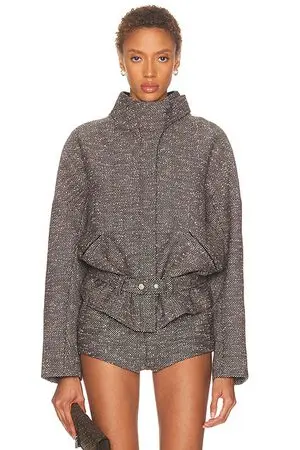 ENTIRE STUDIOS Contrast Aviator Jacket