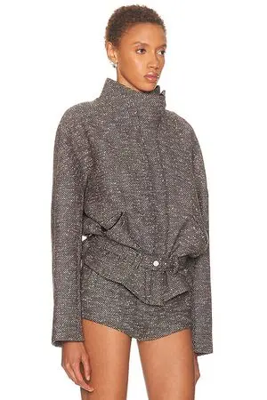 ENTIRE STUDIOS Contrast Aviator Jacket