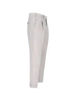 PT TORINO Tailored Pleated Trousers - Grey