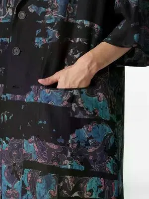 Yohji Yamamoto Patterned Silk Jacket