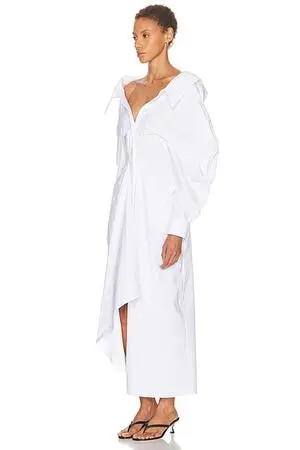 Givenchy Slashed Long Shirt Dress