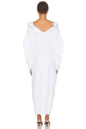 Givenchy Slashed Long Shirt Dress