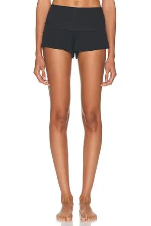 Lunya Soft Modal Rib Fold Over Short