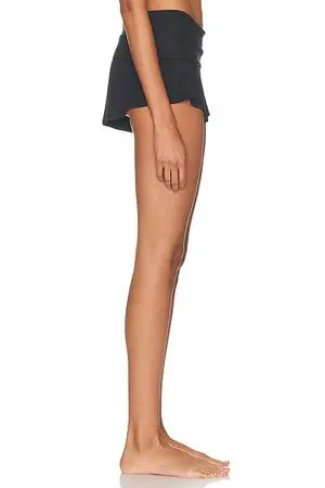 Lunya Soft Modal Rib Fold Over Short