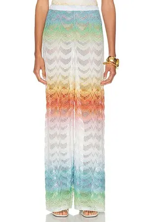 Missoni Missoni Straight Leg Trousers Multicolor
