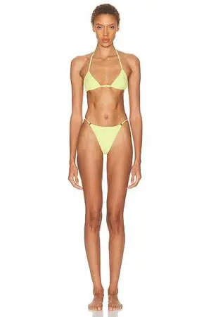 Kiki De Montparnasse Coeur Triangle Bikini Top