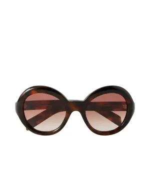Prada Round-frame Sunglasses - Tortoiseshell