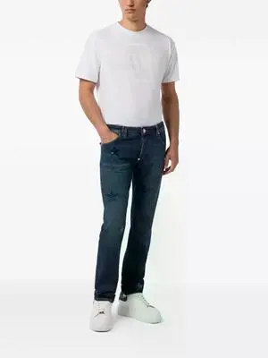 Philipp Plein Star-patch Straight Jeans