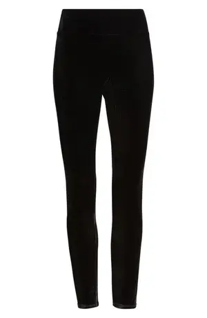 Hue High Waist Velvet Leggings