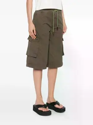 Herno Drawstring-fastening Cargo Shorts - Green
