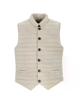 ON THE BUND Padded Button Vest
