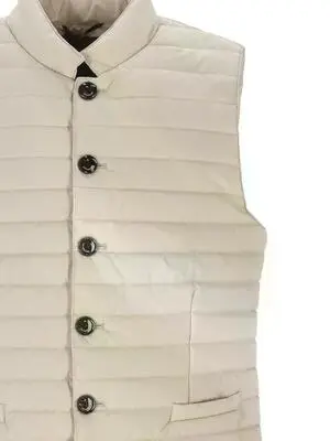 ON THE BUND Padded Button Vest