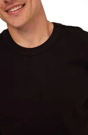 THREADS 4 THOUGHT Johnny Relaxed Fit Cotton Jersey T-shirt - Black