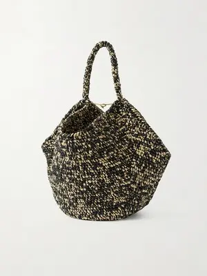 Khaite Lotus Medium Two-tone Woven Tote - Multi