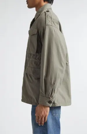 Visvim Achse Cotton & Nylon Field Jacket - Olive
