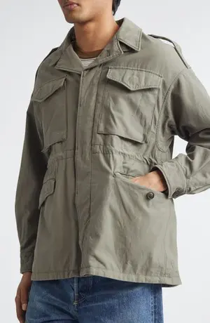 Visvim Achse Cotton & Nylon Field Jacket - Olive