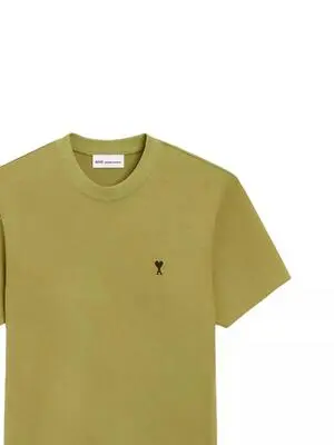 AMI Paris Crew-neck T-shirt With Logo