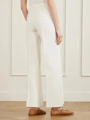 HIGH SPORT Willa Stretch Cotton-blend Wide-leg Pants