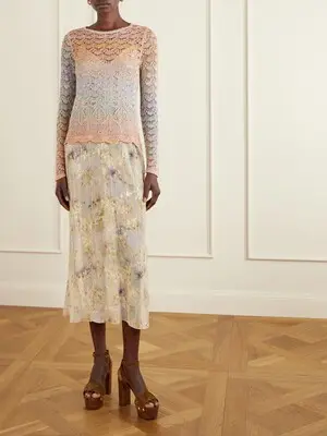 Anna Sui Crocheted T-shirt