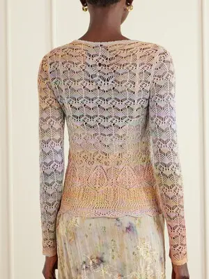 Anna Sui Crocheted T-shirt