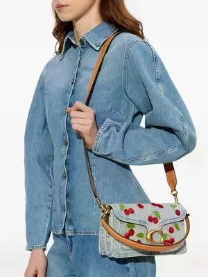 COACH 26 Tabby Shoulder Bag With Cherry Embellishments - Blue