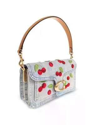 COACH 26 Tabby Shoulder Bag With Cherry Embellishments - Blue