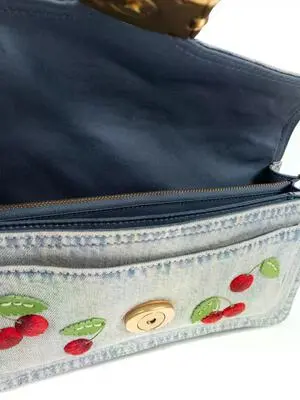 COACH 26 Tabby Shoulder Bag With Cherry Embellishments - Blue