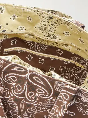 CALL IT BY YOUR NAME Maxi Basket Printed Cotton Tote