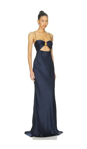 THE SEI Cut Out Bias Gown - Space