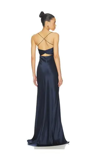 THE SEI Cut Out Bias Gown - Space