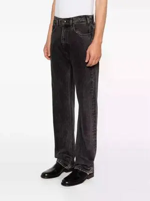 7 For All Mankind Straight-leg Jeans - Grey