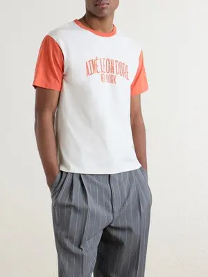 Aimé Leon Dore Logo-print Cotton-jersey T-shirt