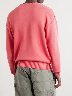 Aimé Leon Dore Cotton Sweater - Red