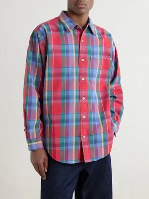 Aimé Leon Dore Checked Cotton-twill Shirt