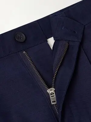 Aimé Leon Dore Straight-leg Pleated Cotton Trousers