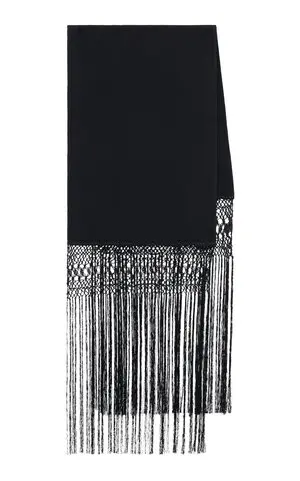 Gabriela Hearst Egret Scarf - Black