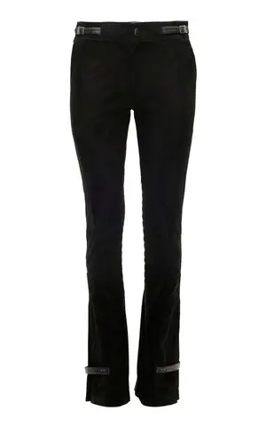 CURATORIA Salar Leather Pants - Black