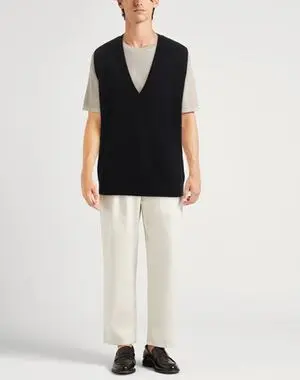 Barena Venezia Midnight Virgin Wool Sleeveless V-neck Sweater