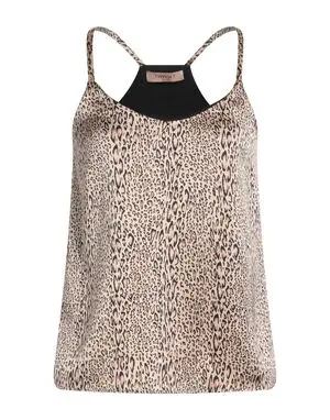 TWINSET Leopard Print Polyester Top