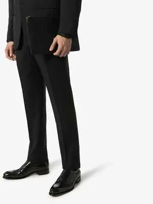 Santoni Polished Leather Oxford Shoes