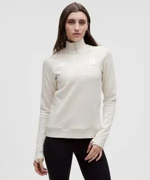 Women's Oversized Half-Zip Tops
