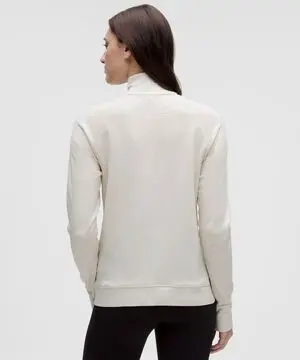 Lululemon Team Canada Engineered Warmth Half Zip - Beech White/beech White