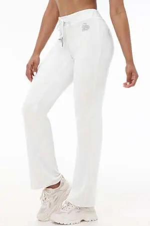 Juicy Couture Custom Initial Velour Track Pants - Angel