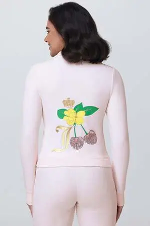 Juicy Couture Cherry Heritage Mockneck Jacket