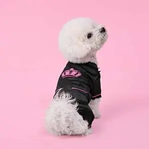 Juicy Couture Pet Silky Satin Pajamas - Black