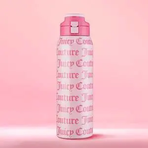 Juicy Couture Glam Getaway Hydration Stainless Steel Tumbler
